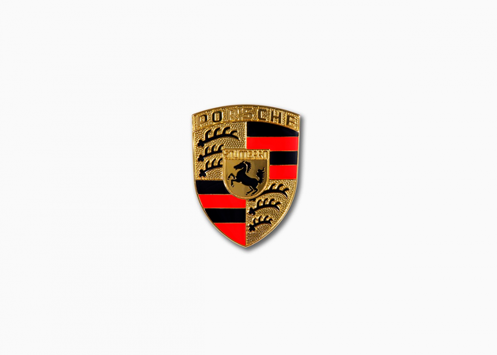 The evolution of Porsche logo: