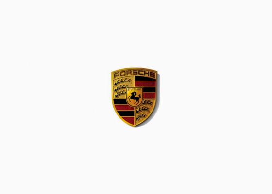 The evolution of Porsche logo:
