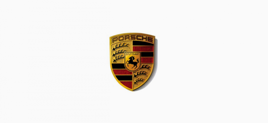 The evolution of Porsche logo: