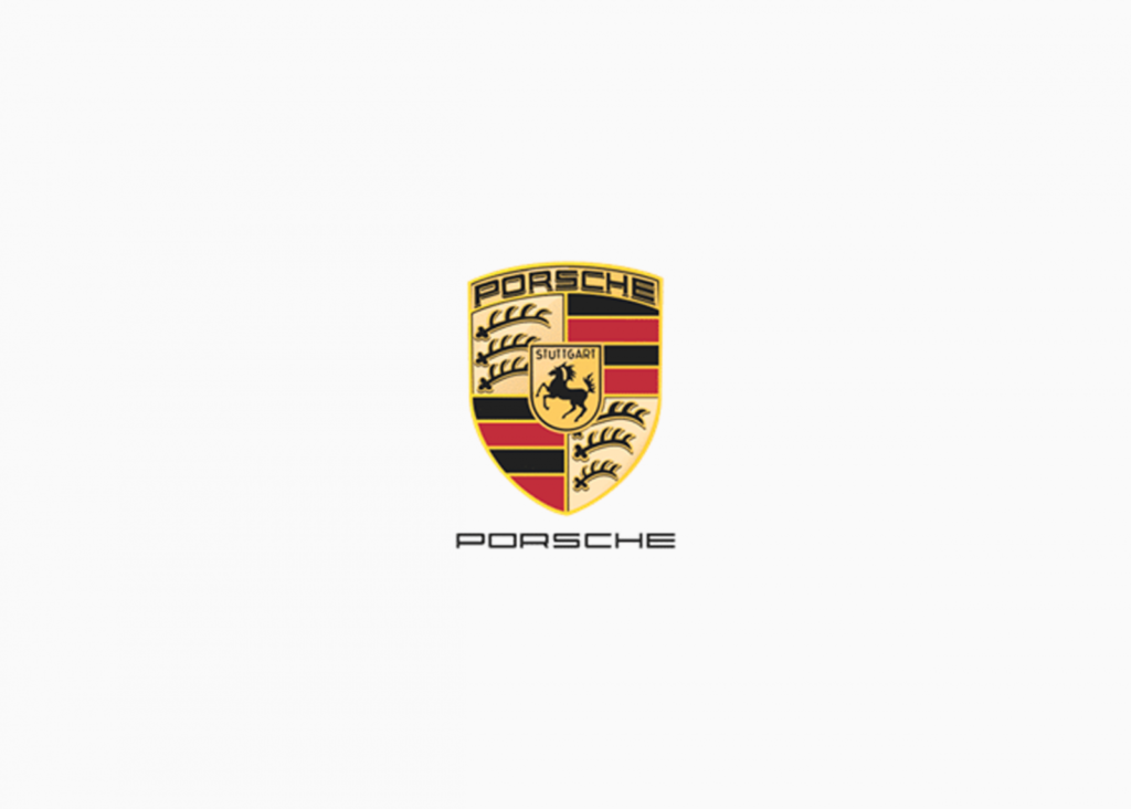 The evolution of Porsche logo: