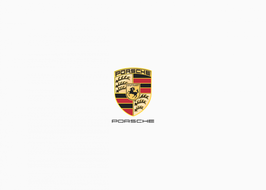 The evolution of Porsche logo: