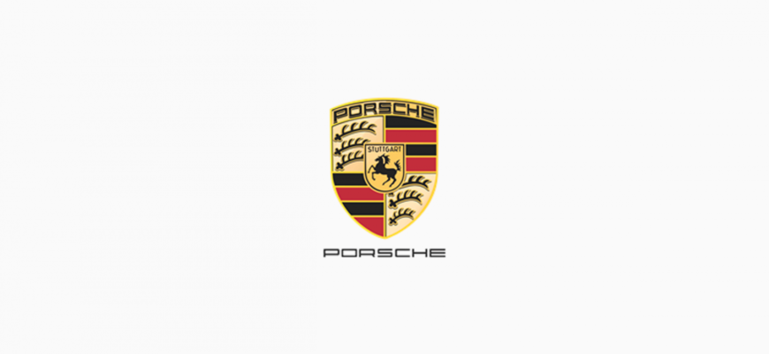 The evolution of Porsche logo: