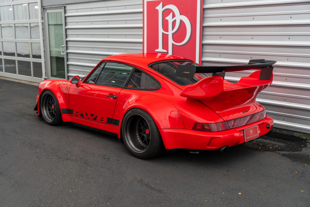Which Porsche models are commonly used for RWB modifications?