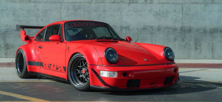 Which Porsche models are commonly used for RWB modifications?